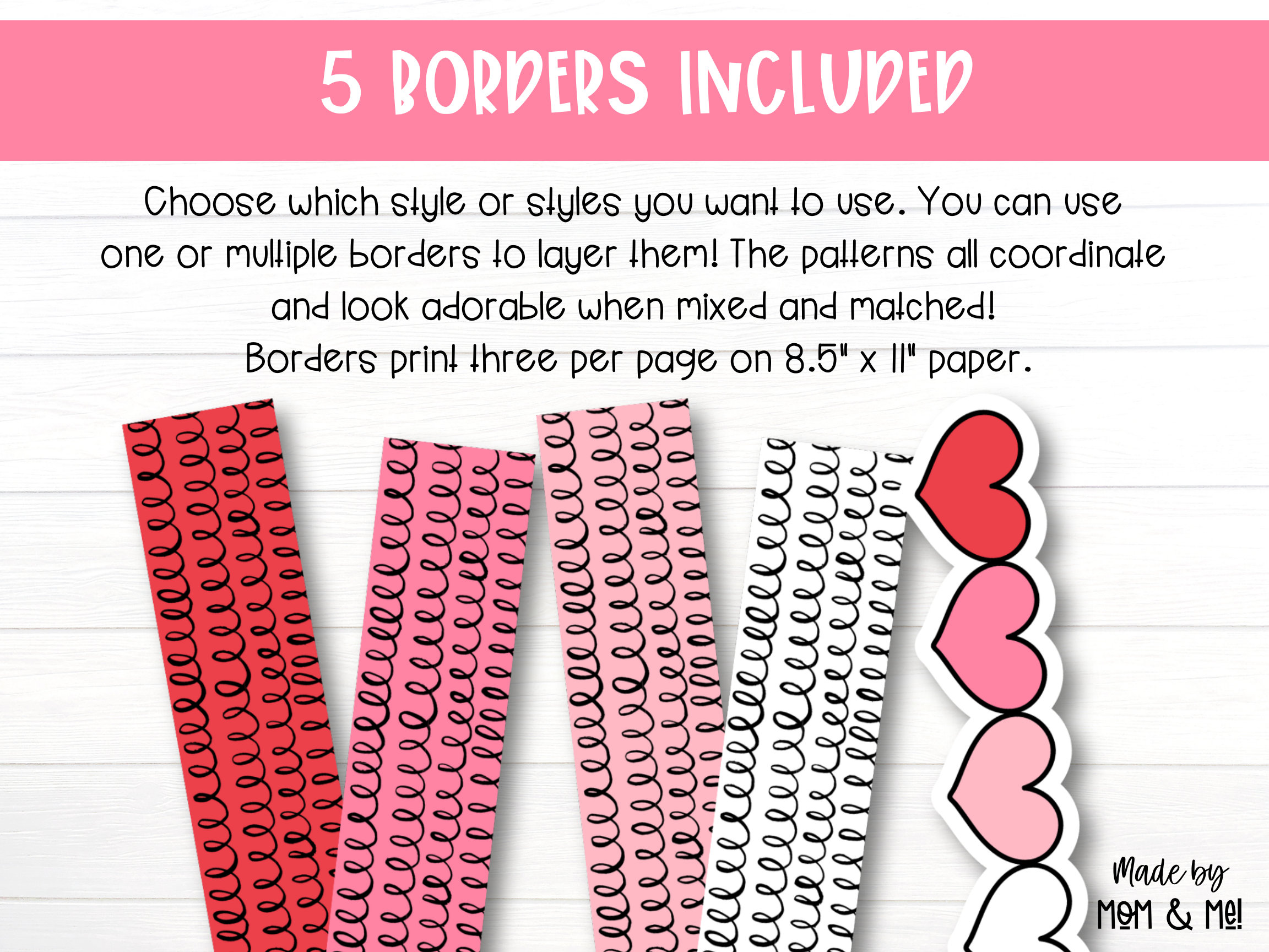 Valentine's Day Bulletin Board Kit, Valentine's Day Door Decor ...