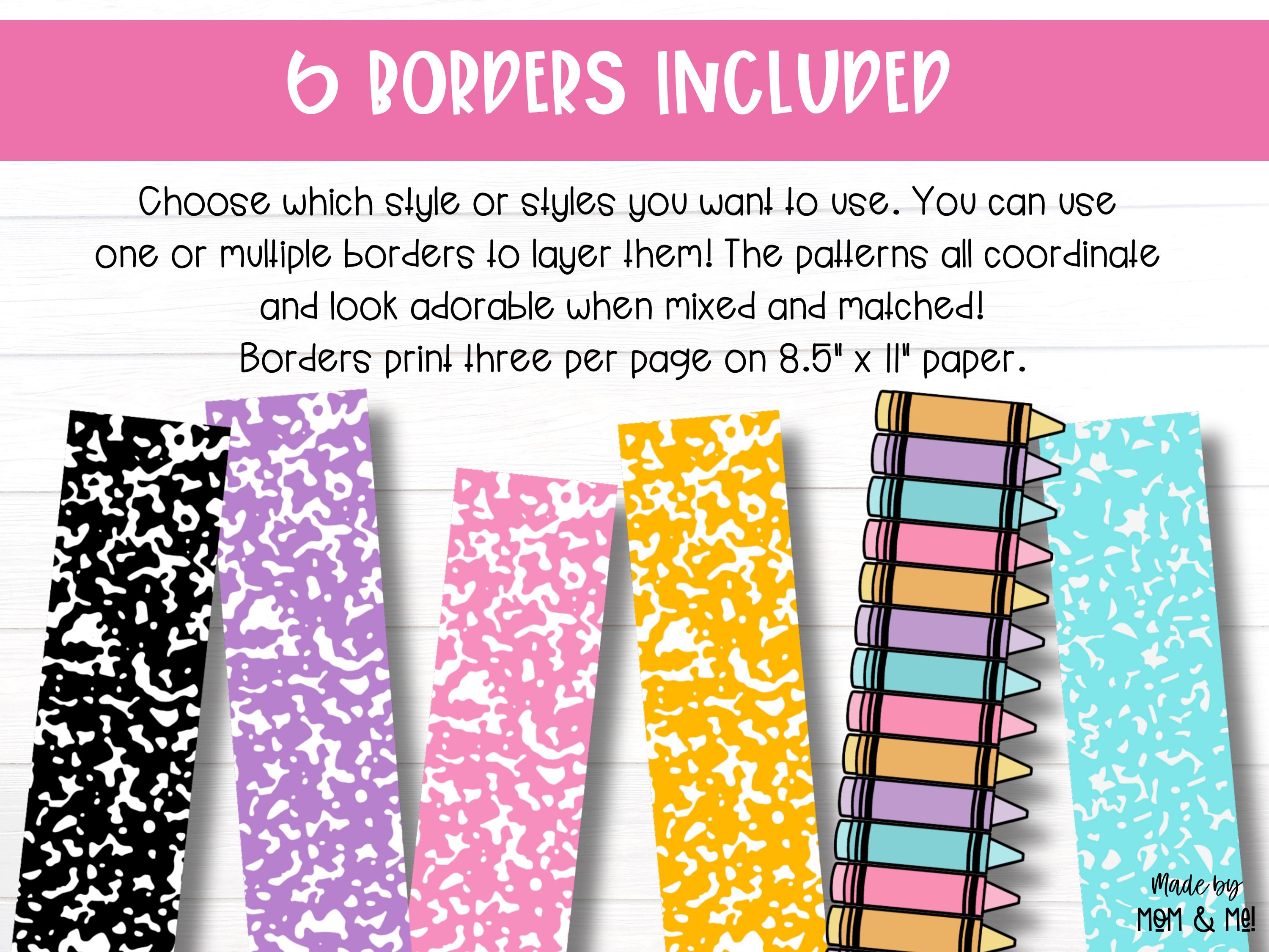 Back to School Bulletin Board, Composition Notebook Classroom Theme ...