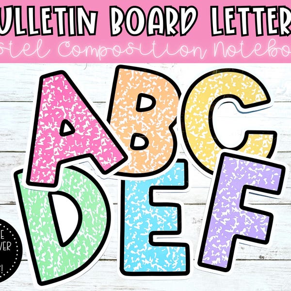 Bulletin Board Letters - Etsy