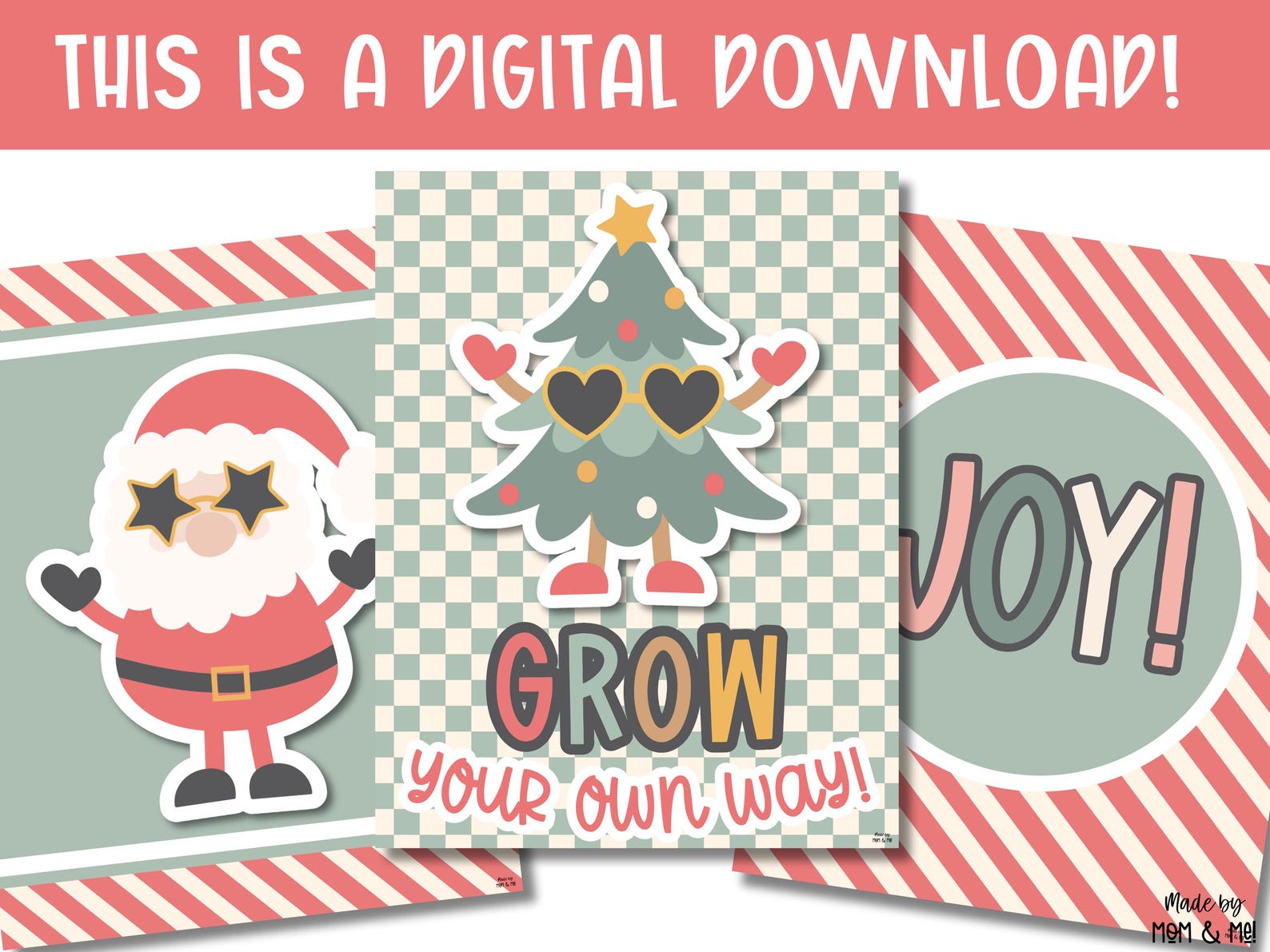 Groovy Christmas Bulletin Board, Winter Classroom Theme, Door Decor ...