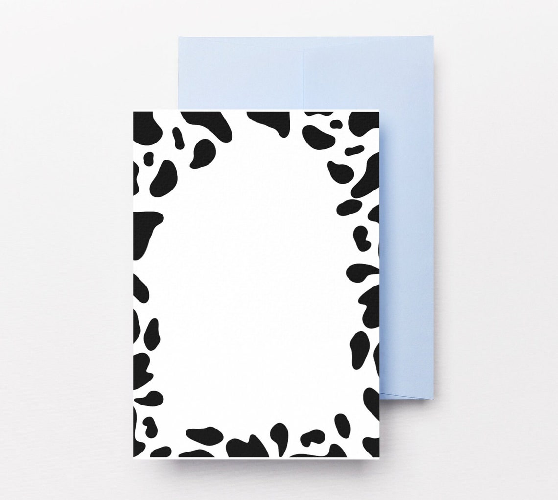 Cow Theme Birthday Invitation, Farm Theme Birthday Party Invite, Boy or ...