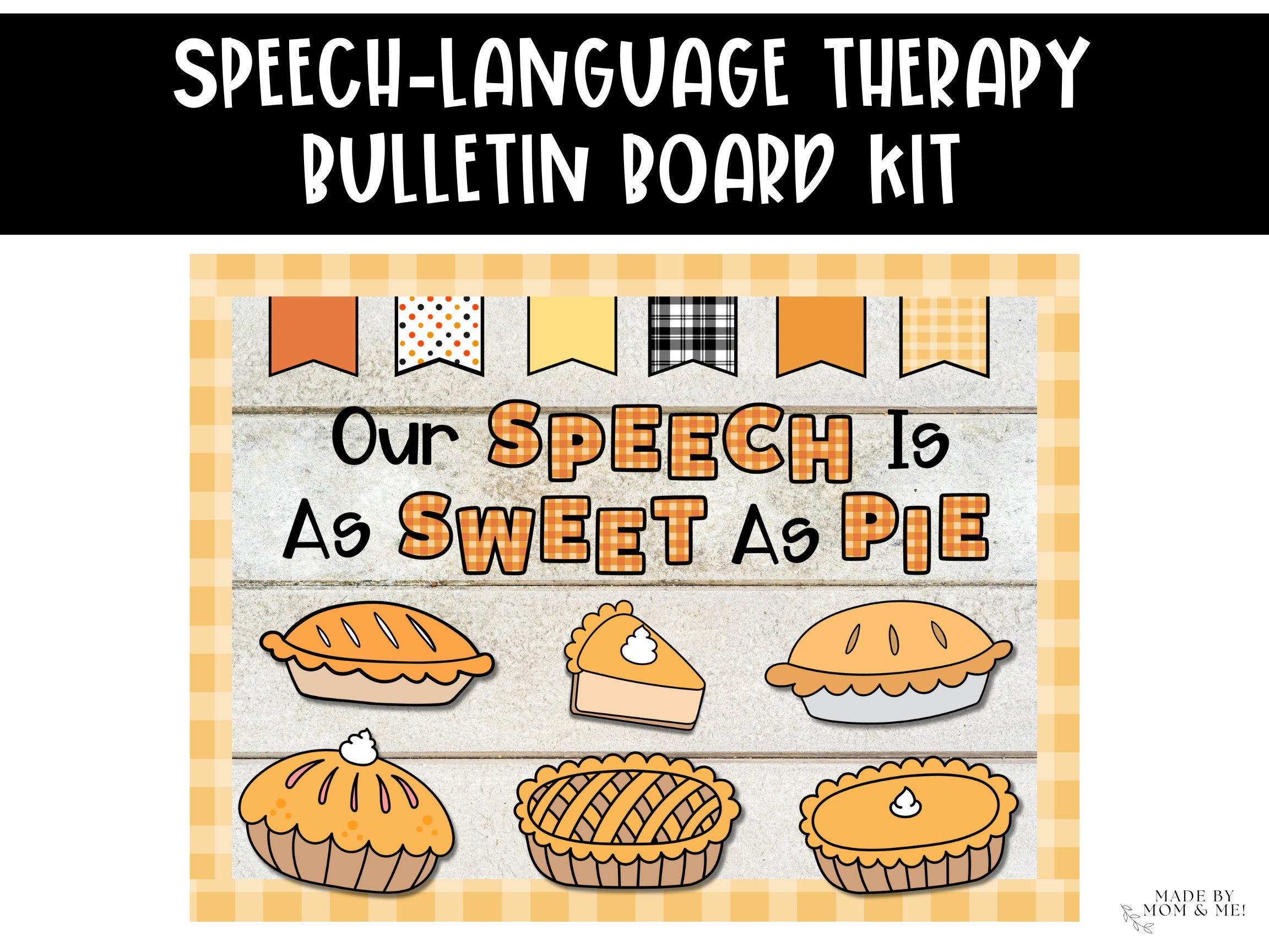 Speech Therapy Room Decor, Thanksgiving Fall Autumn Bulletin Board Kit ...