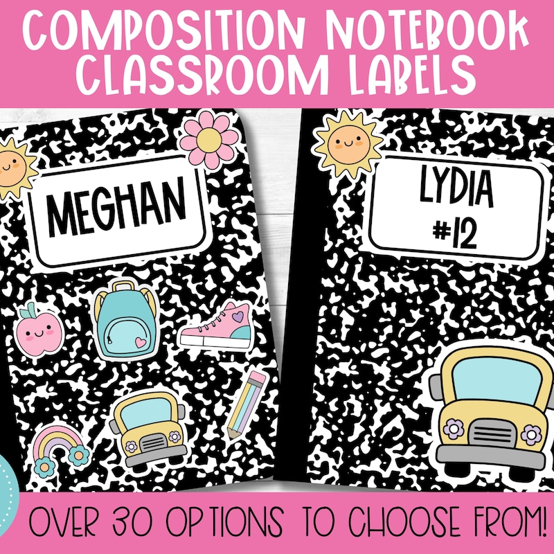 Composition Labels - Etsy