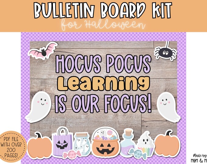 Welcome Back to School Bulletin Board Kit Retro Rainbow Classroom Decor ...