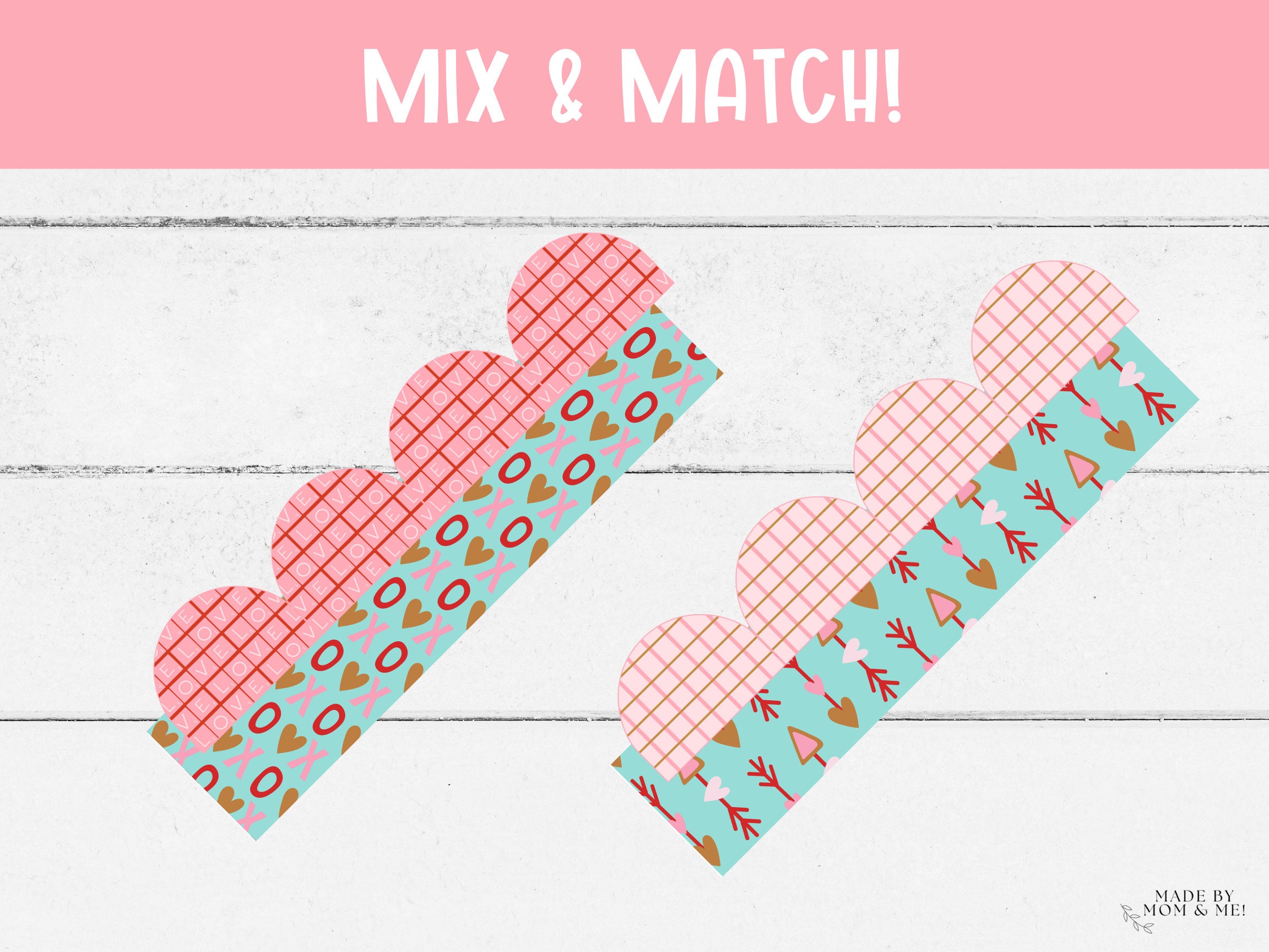 Printable Bulletin Board Border, Valentines Day Bulletin Board, Winter ...