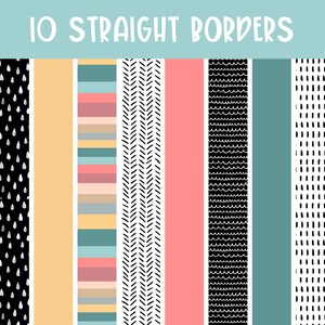 Printable Bulletin Board Border, Boho Rainbow, Classroom Decor, School ...