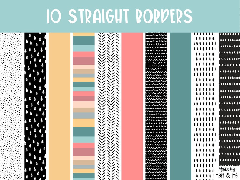 Printable Bulletin Board Border, Boho Rainbow, Classroom Decor, School ...
