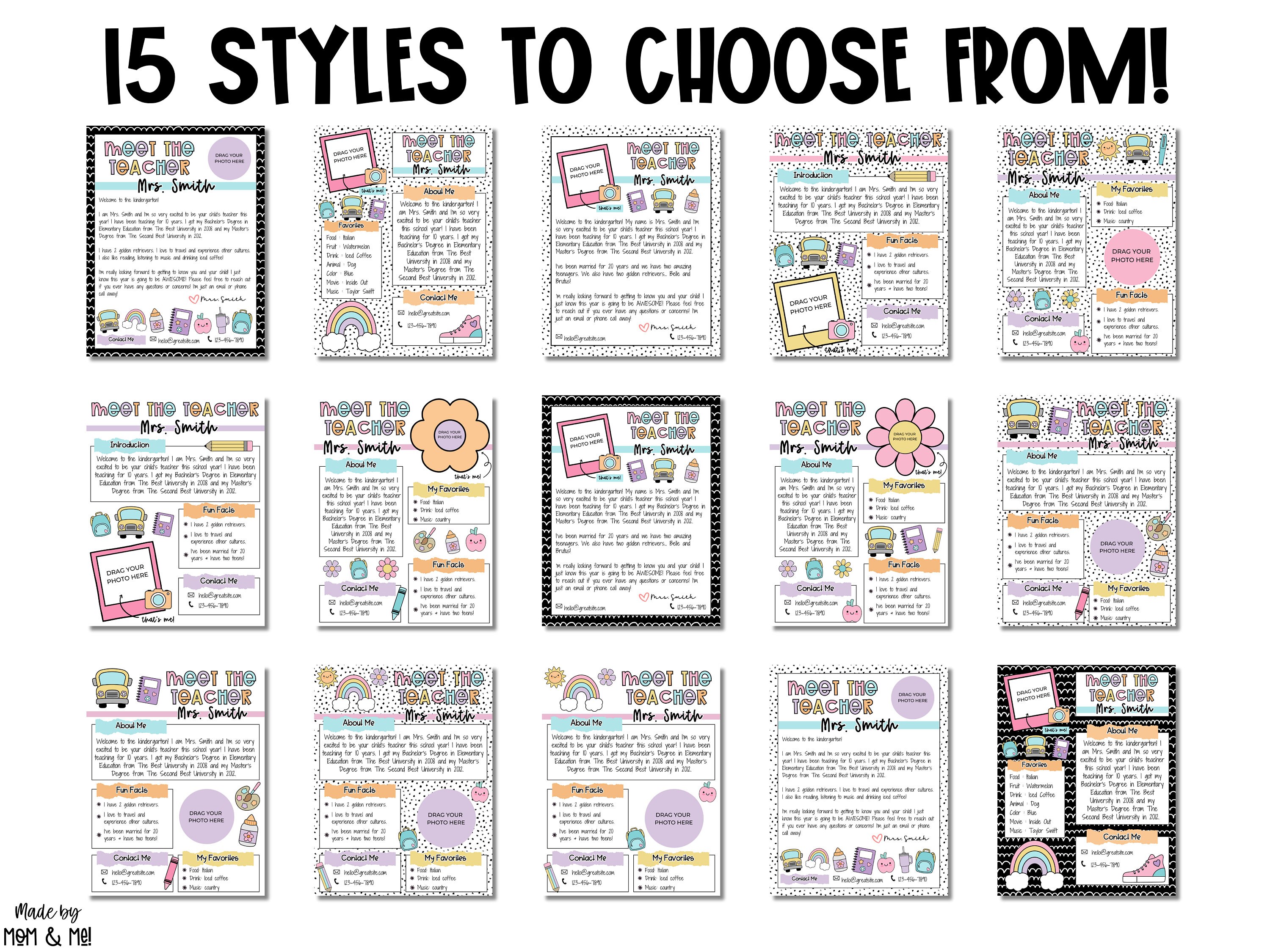 Meet the Teacher Template, Newsletter, Open House, Back to School ...