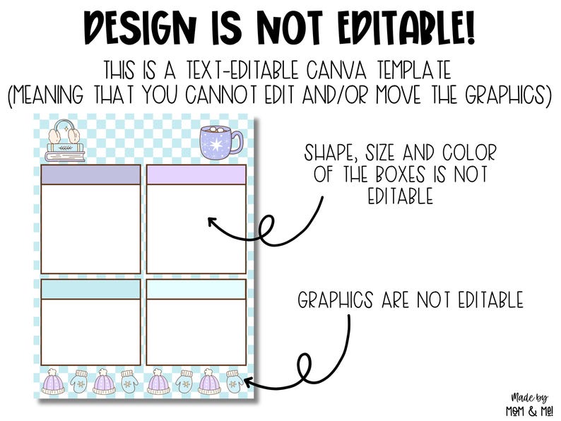 January Classroom Newsletter, Editable Winter Canva Templates for ...