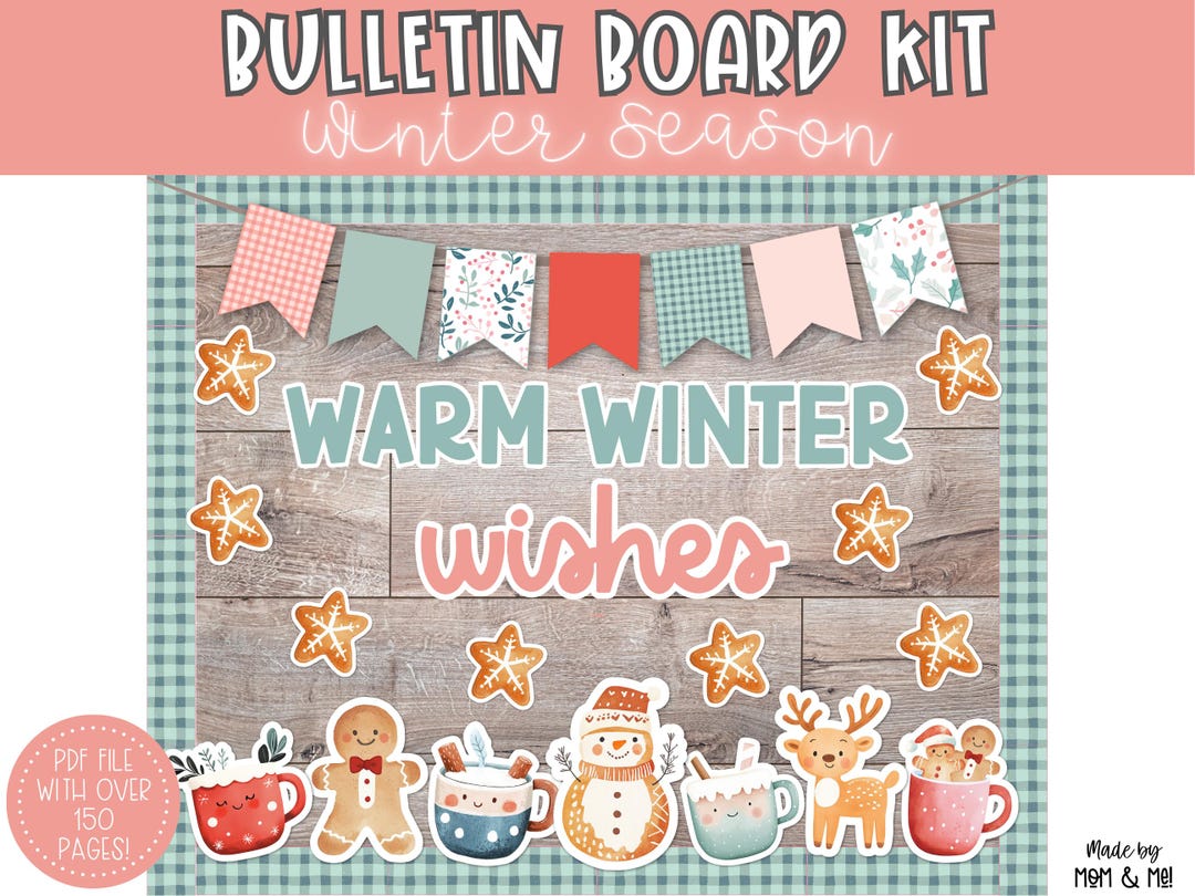 Bulletin Board for Winter, Winter Decor Classroom Theme, Winter ...