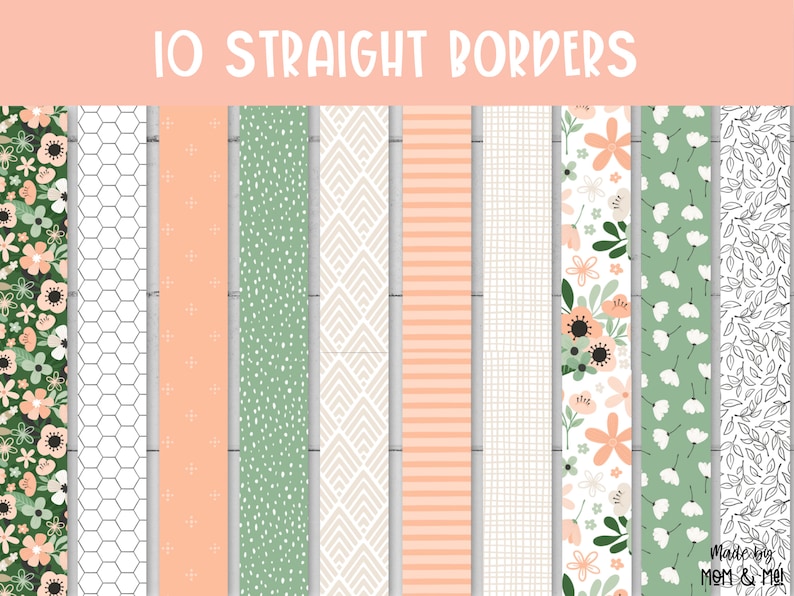 Printable Bulletin Board Borders, Spring Classroom Decor, Spring ...