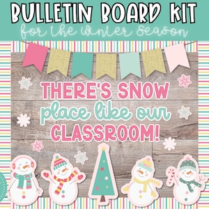 Bulletin Board for Winter, Winter Wonderland Classroom Decor, Winter ...