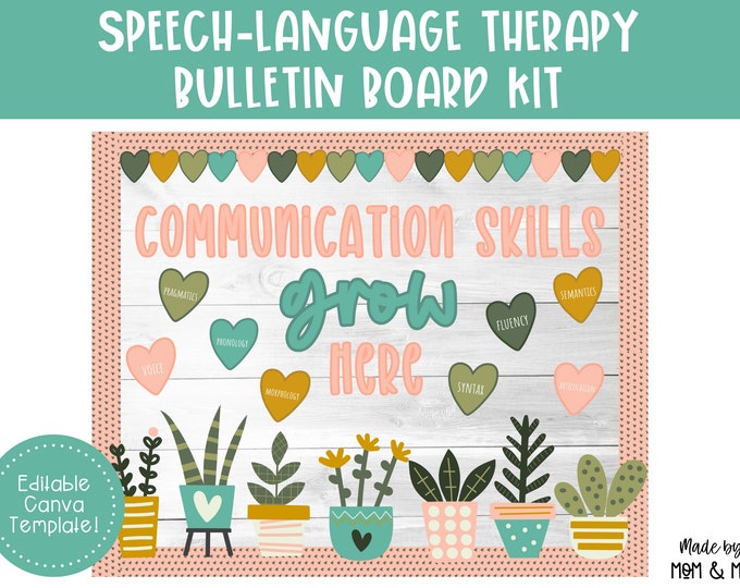 Speech Room Décor Natural Vibes Color Theme Digital Download - Etsy