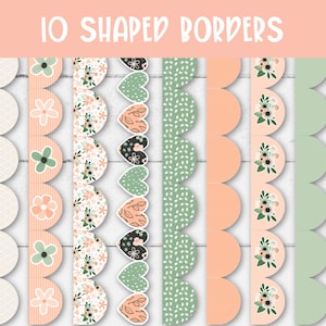 Printable Bulletin Board Borders, Spring Classroom Decor, Spring ...