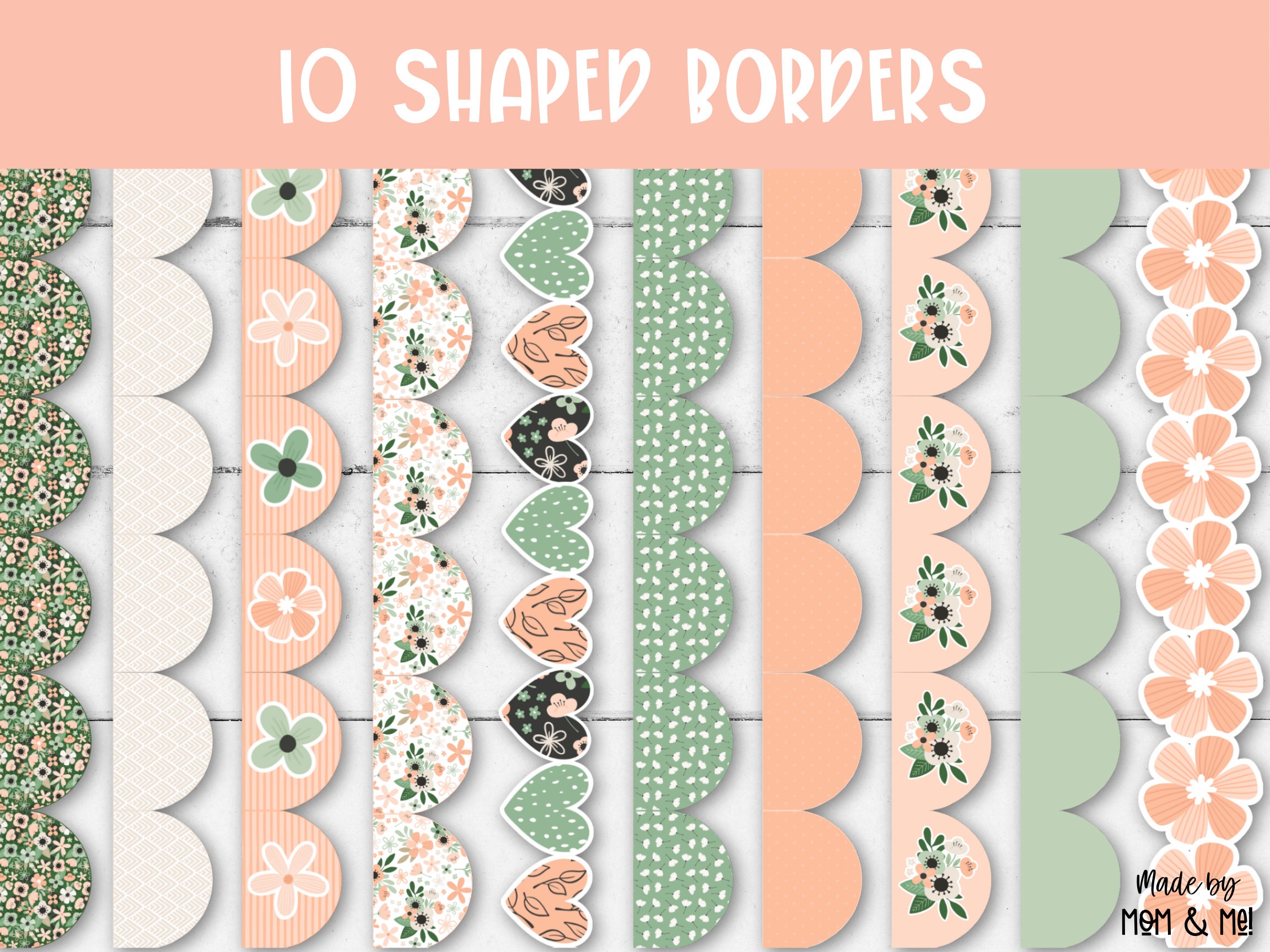 Printable Bulletin Board Borders, Spring Classroom Decor, Spring ...