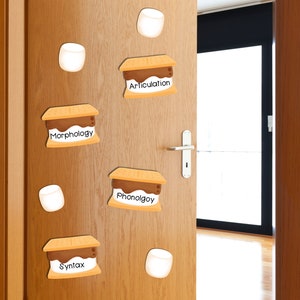 Speech Therapy Room Decor, Bulletin Board Kit, Fall Campfire S’mores ...