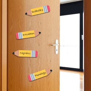 Speech Therapy Room Decor, Bulletin Board Kit, Boho Rainbows, Speech is ...