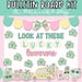 Speech Therapy Room Decor, Bulletin Board Kit, Boho Rainbows, Speech is ...