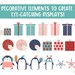 Speech Therapy Room Decor, Christmas Bulletin Board Kit, Speech ...