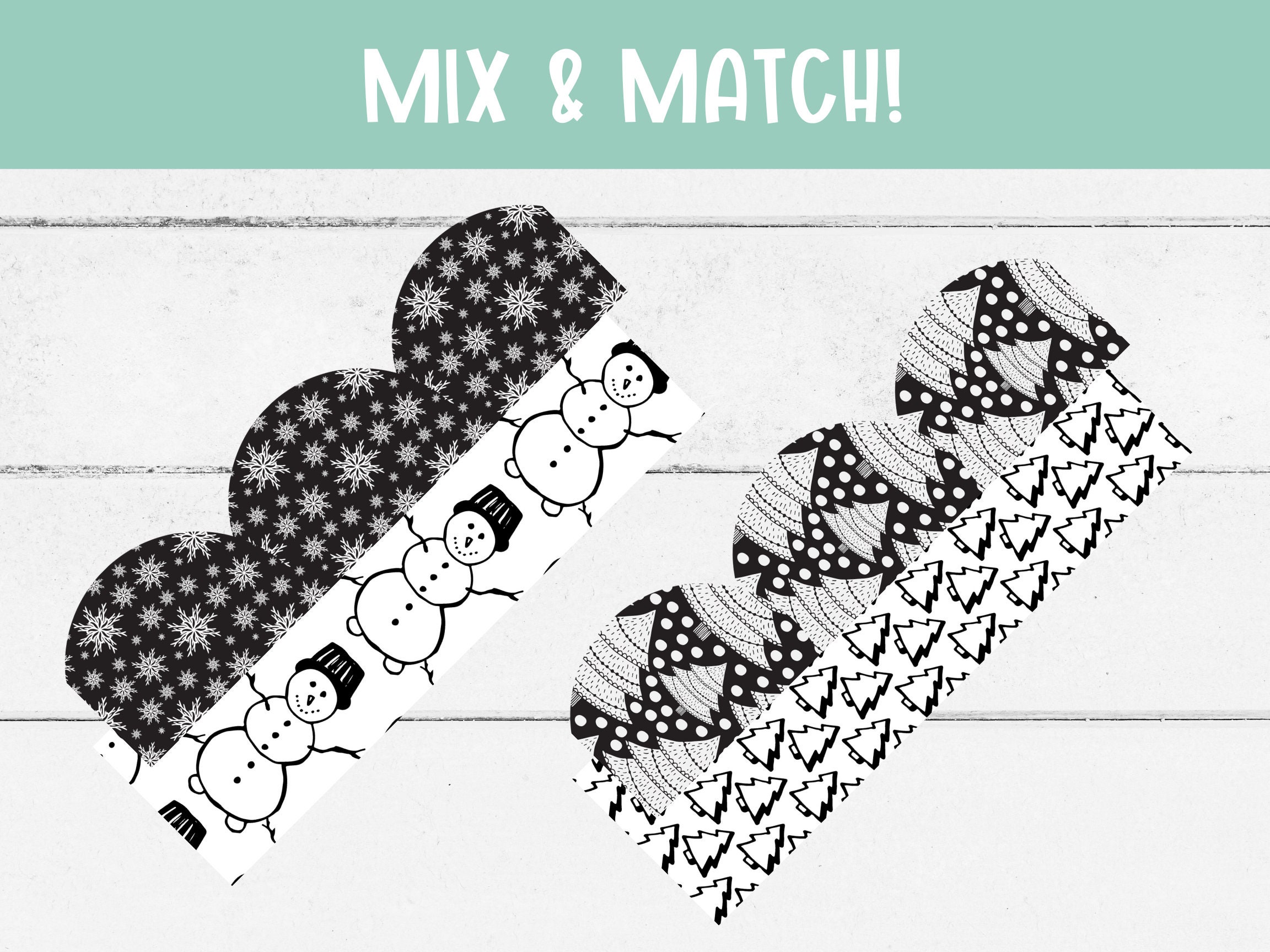 Printable Bulletin Board Border, Christmas Classroom Decor, Holiday ...