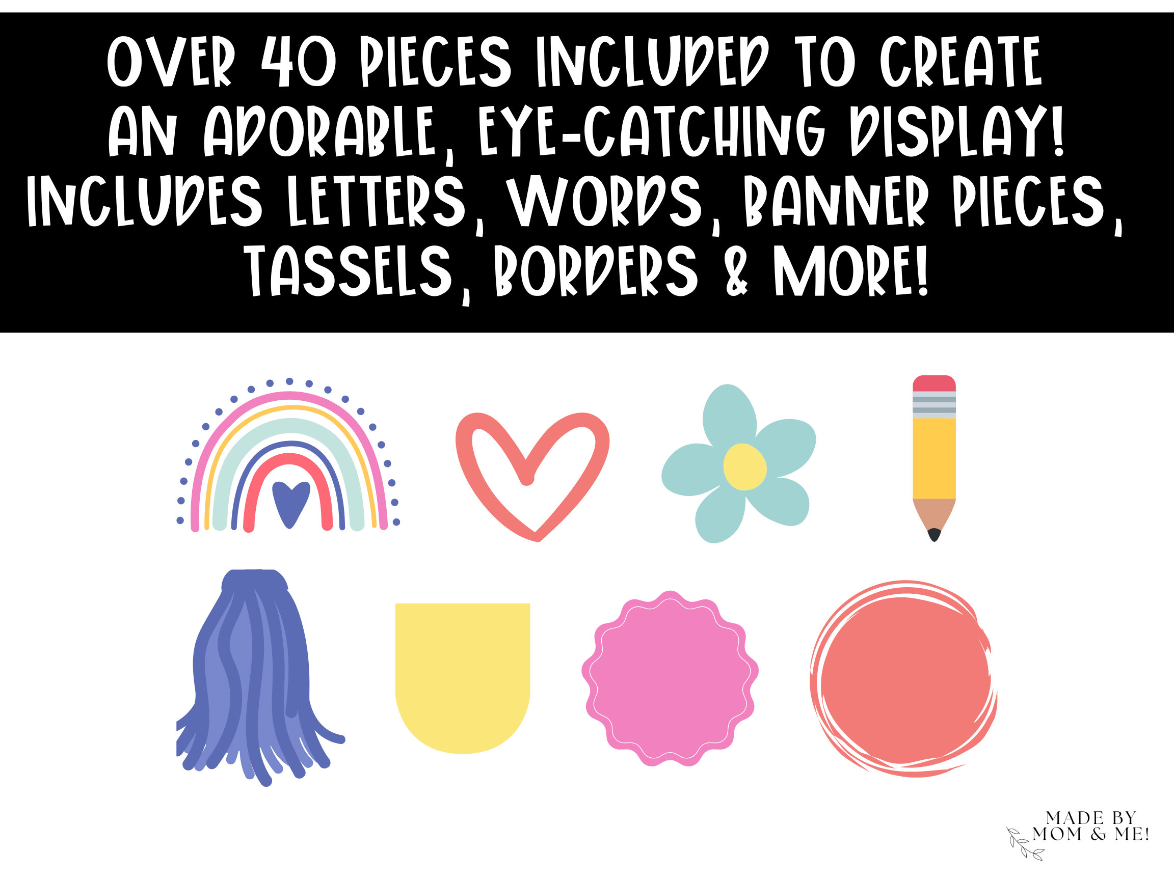 Speech Therapy Room Decor, Bulletin Board Kit, Boho Rainbows, Speech is ...