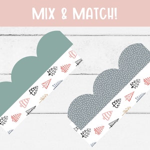 Printable Bulletin Board Border, Winter Bulletin Board, Boho Classroom ...