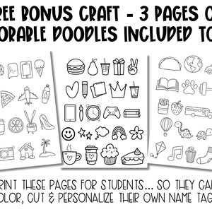 Editable Classroom Labels or Name Tags for School: Composition Notebook ...