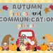 Speech Therapy Room Decor, Bulletin Board Kit, Autumn Leaves Fall ...
