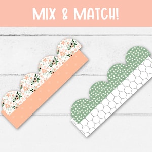 Printable Bulletin Board Borders, Spring Classroom Decor, Spring ...