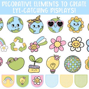 Earth Day Bulletin Board, Classroom Decor Bundle, Spring Decor ...