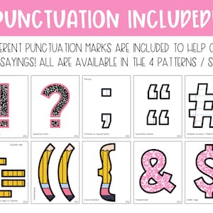 School Supply Bulletin Board Alphabet Letters Classroom Decor Teacher ...