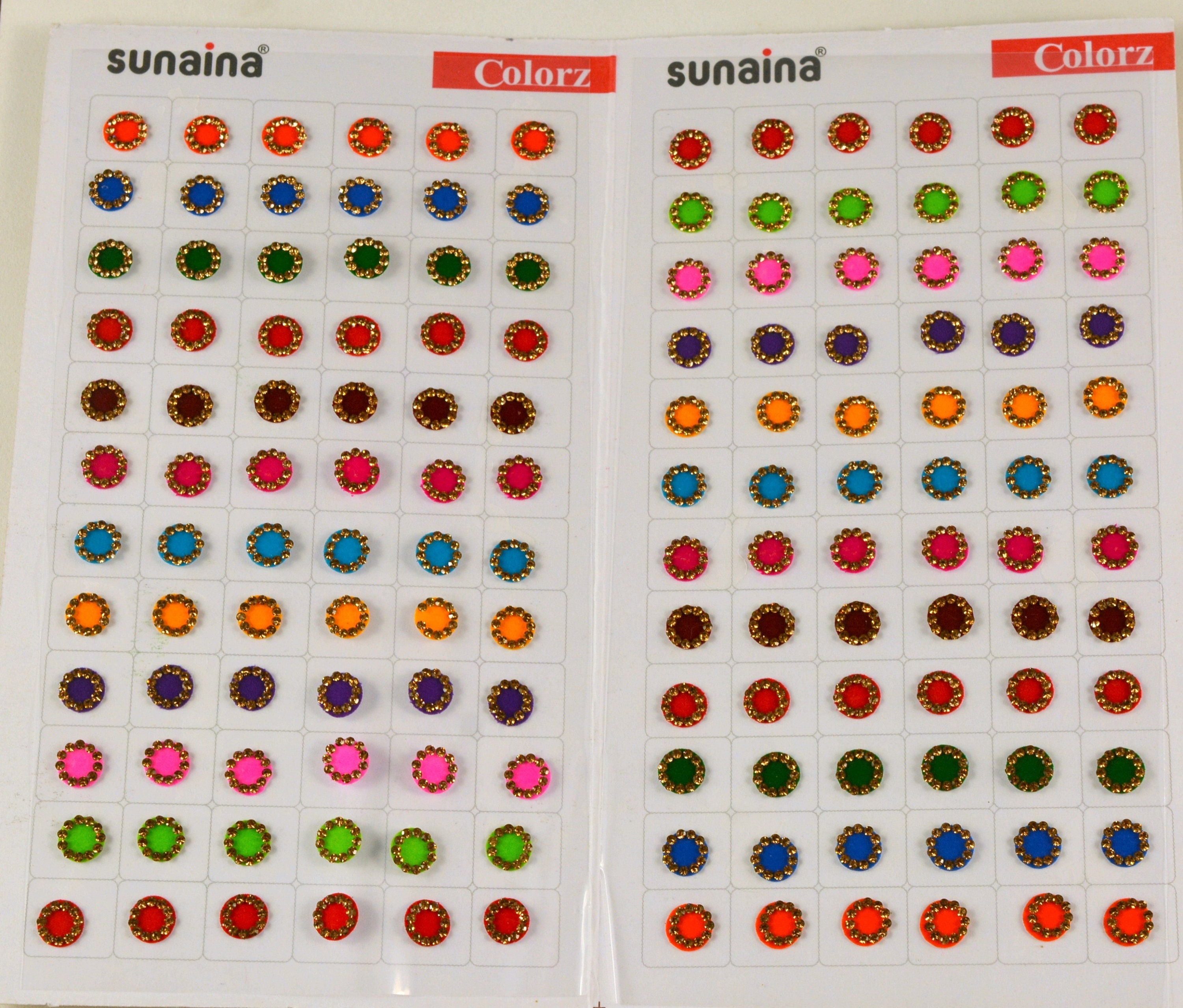 144pcs Bindis Art Deco Multi Color Sticker/ Premium Indian Bindis ...