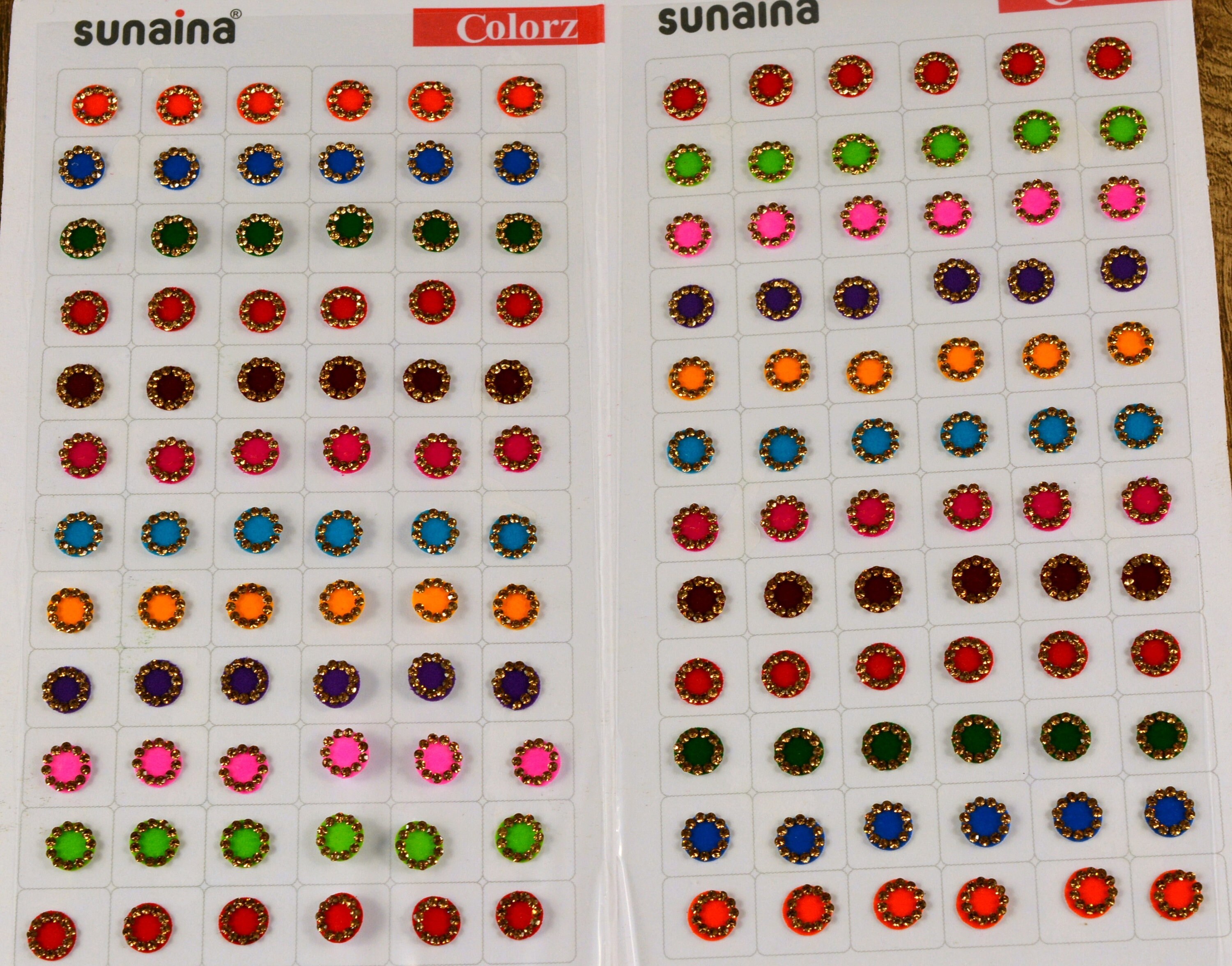 144pcs Bindis Art Deco Multi Color Sticker/ Premium Indian Bindis ...
