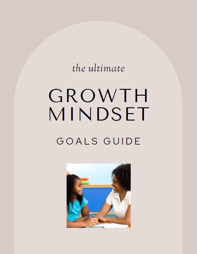 Growth Mindset Guide - Etsy