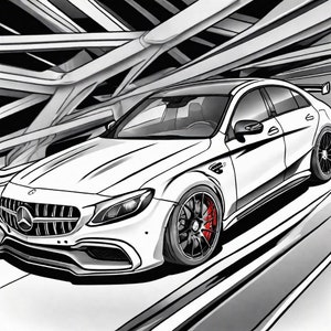 Mercedes Benz Coloring Pages 35 TOP PAGES Mercedes AMG Coloring ...