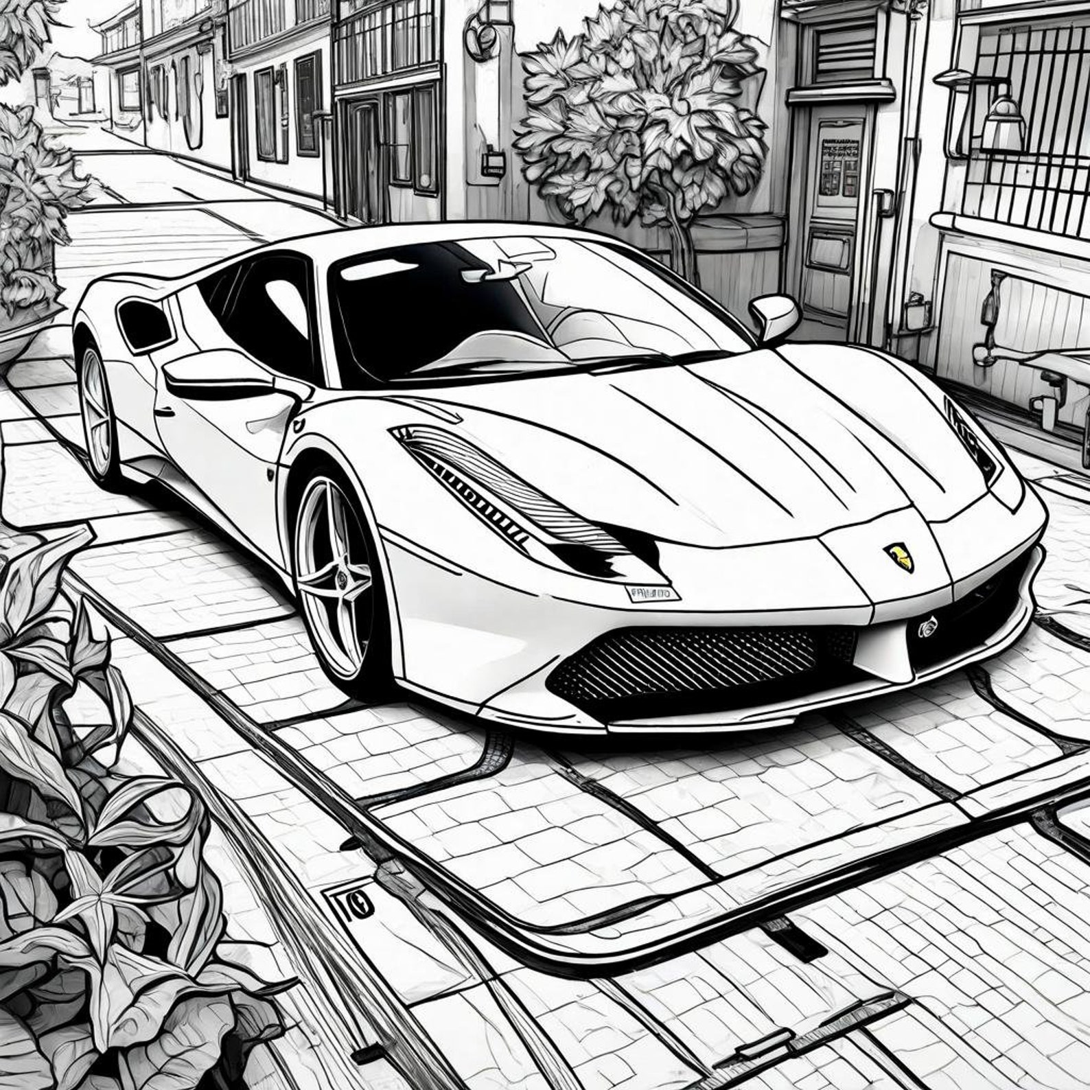 Ferrari Coloring Pages 26 TOP PAGES Ferrari 458 Italia Ferrari F430 ...
