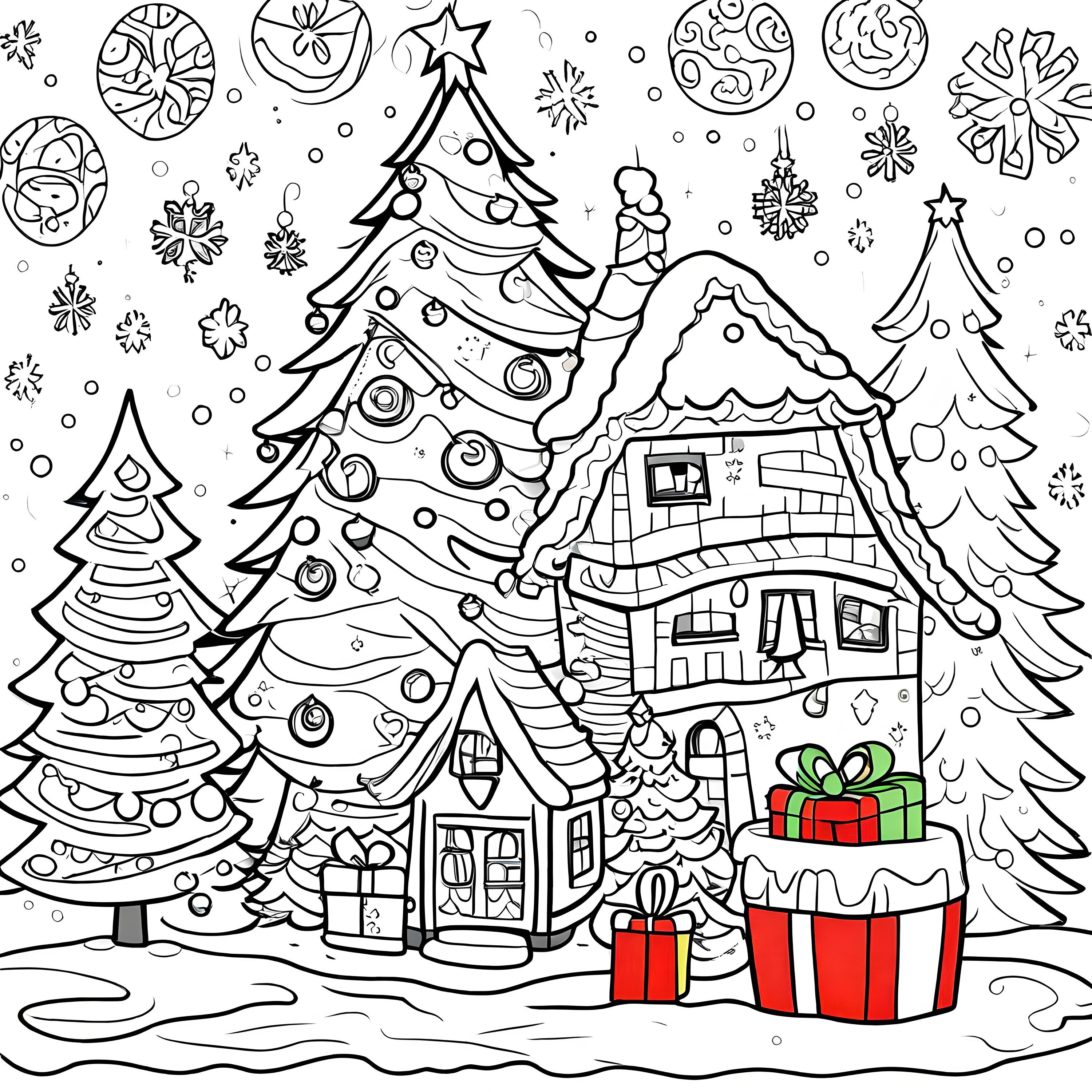 Christmas Coloring Page 35 PAGES BEST!!! XMAS Coloring Pages Christmas ...