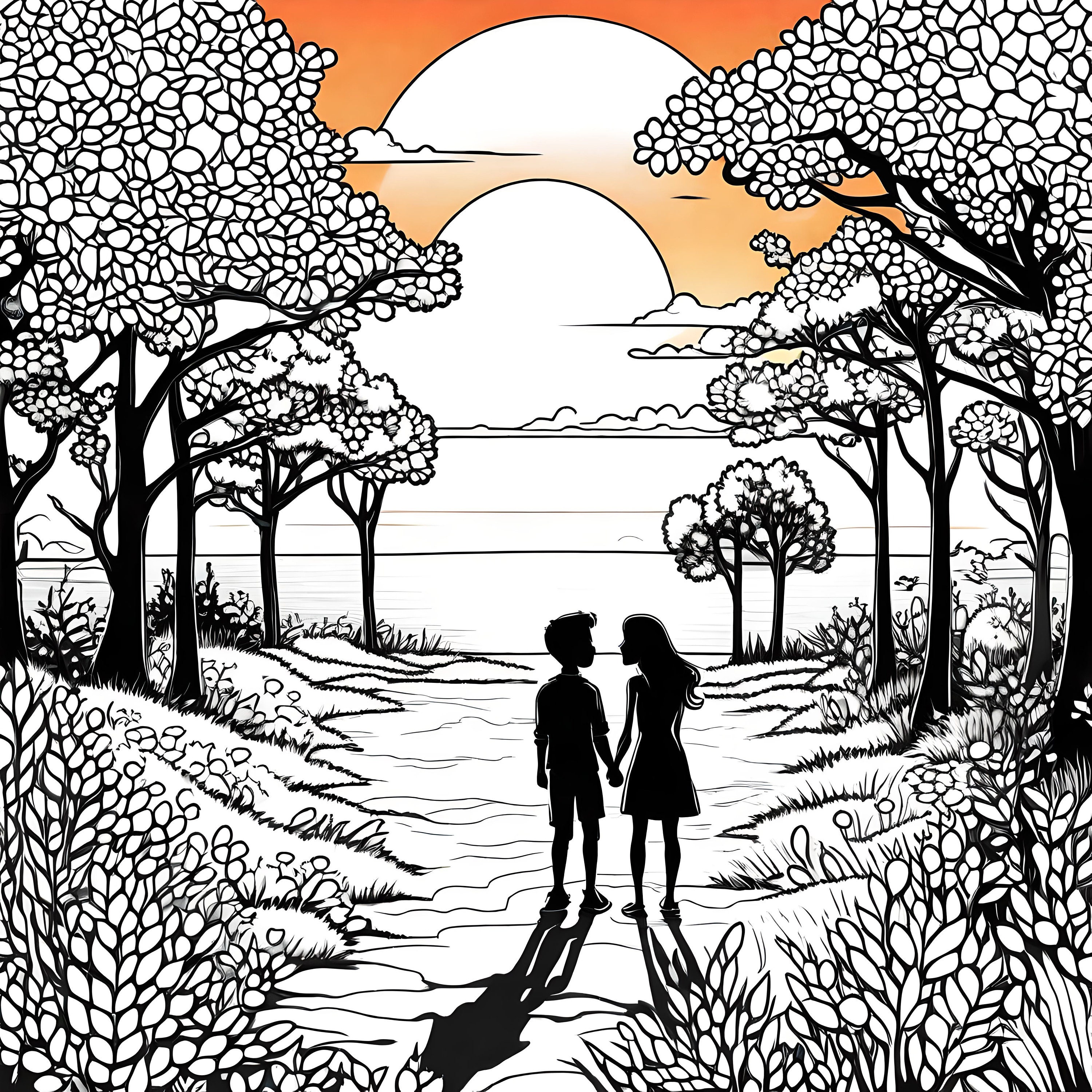 Valentine Day Coloring Pages Couple Coloring Pages 26 TOP Pages LOVE ...