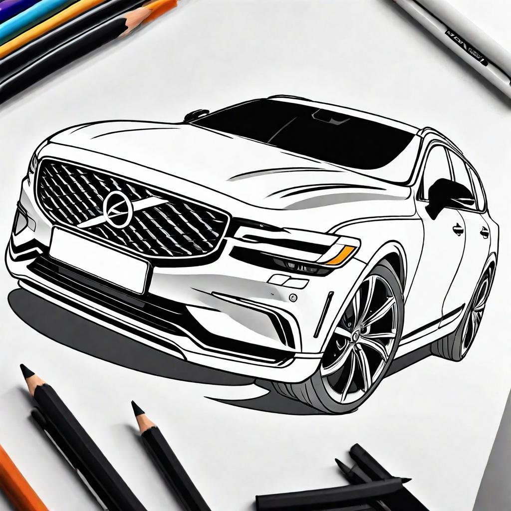 Volvo Coloring Pages 21TOP PAGES XC90 Coloring Printable S90 Coloring ...