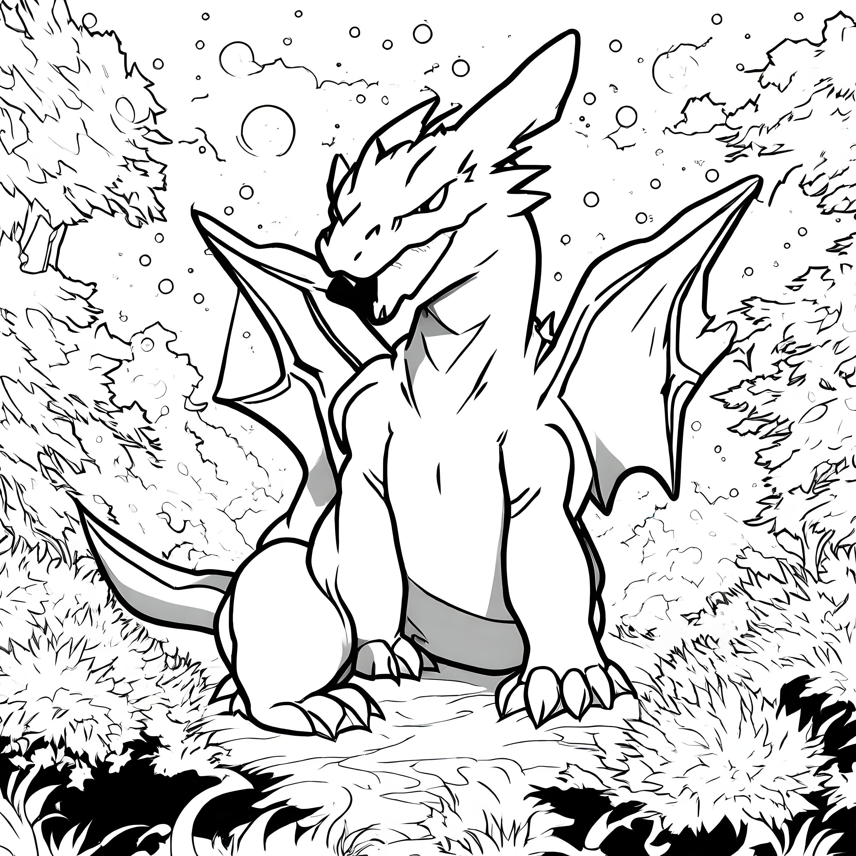 Charizard Coloring Page 20 Pages - Etsy