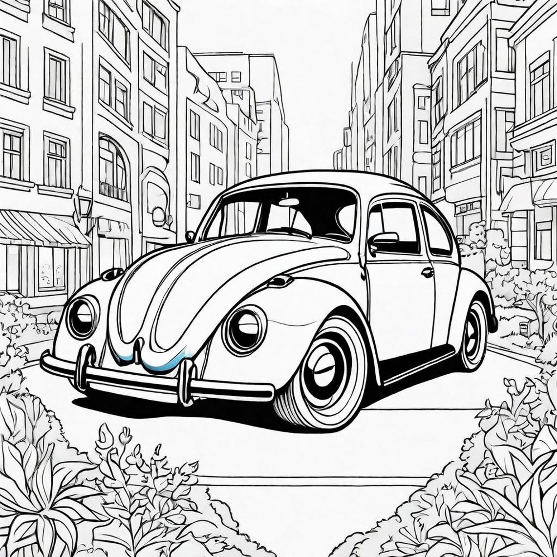 Volkswagen Coloring Pages 39 TOP PAGES VW Coloring Printable Golf ...