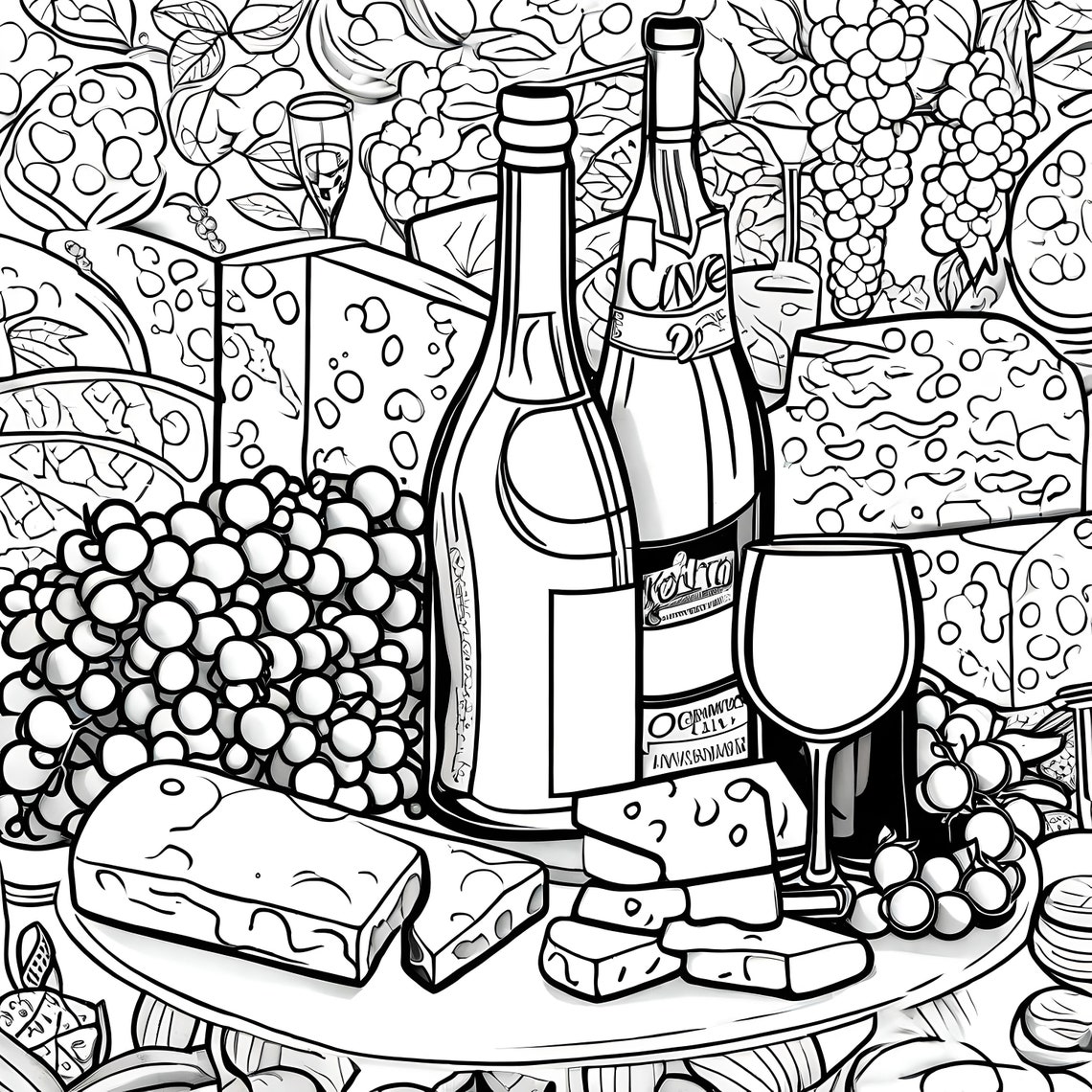 Italian Food Coloring Pages HOT 25 Pages Spaghetti Coloring Page Pizza ...