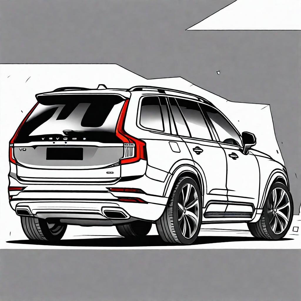 Volvo Coloring Pages 21TOP PAGES XC90 Coloring Printable S90 Coloring ...