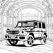 Mercedes G Class 23 Coloring Pages G-class Coloring Page - Etsy