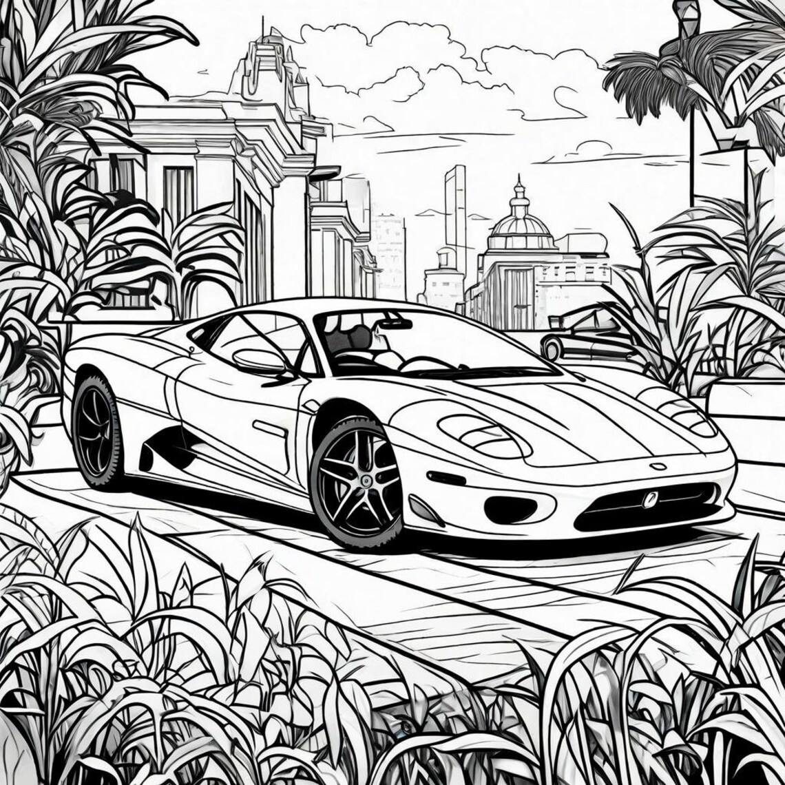 Vintage Cars Coloring Pages 20 TOP Retro Super Cars Coloring Pages ...