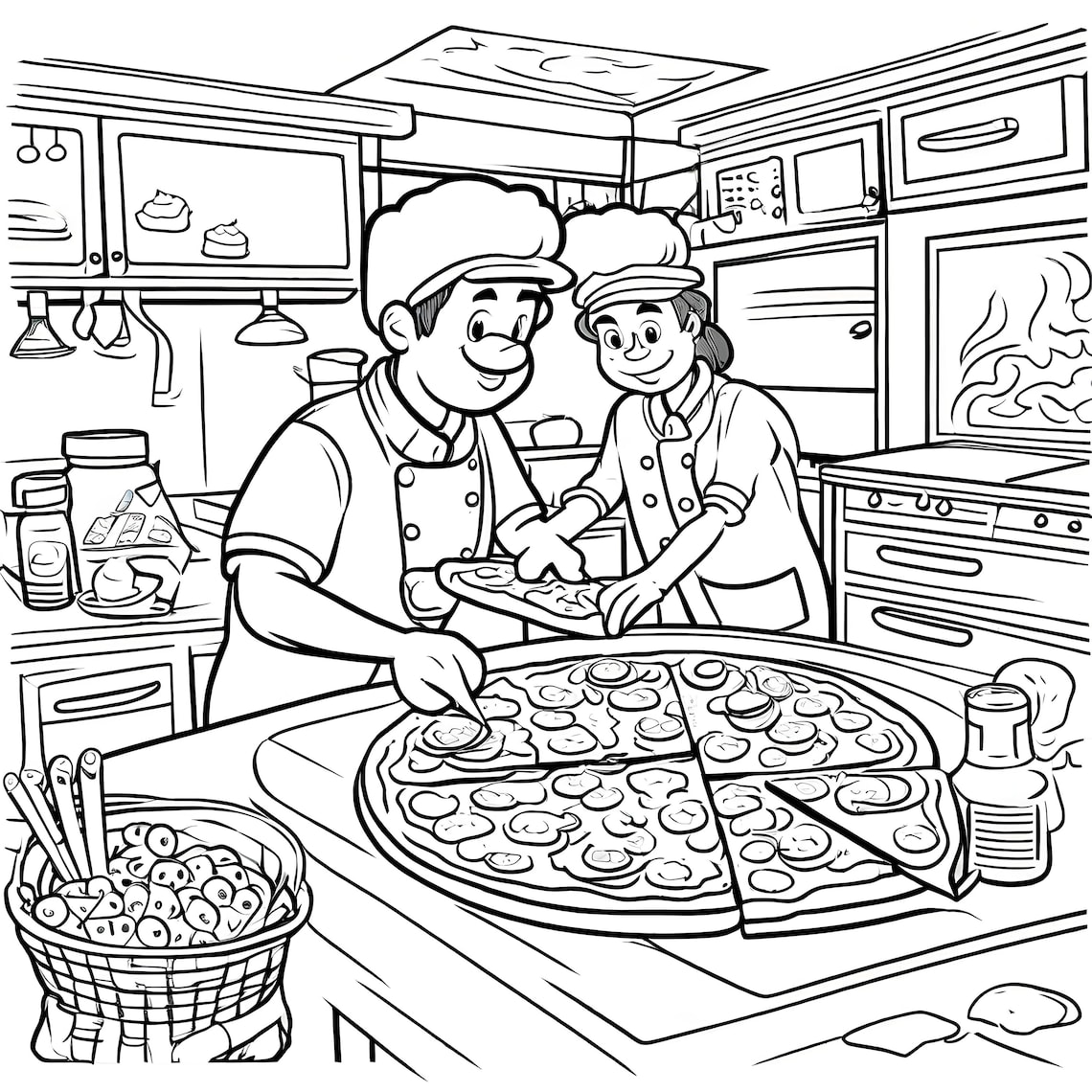 Italian Food Coloring Pages HOT 25 Pages Spaghetti Coloring Page Pizza ...