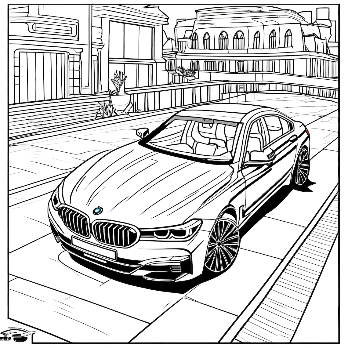 BMW Coloring Page 21 Pages BMW 3, BMW 7 Series, X5, Bmw I8 Coloring ...