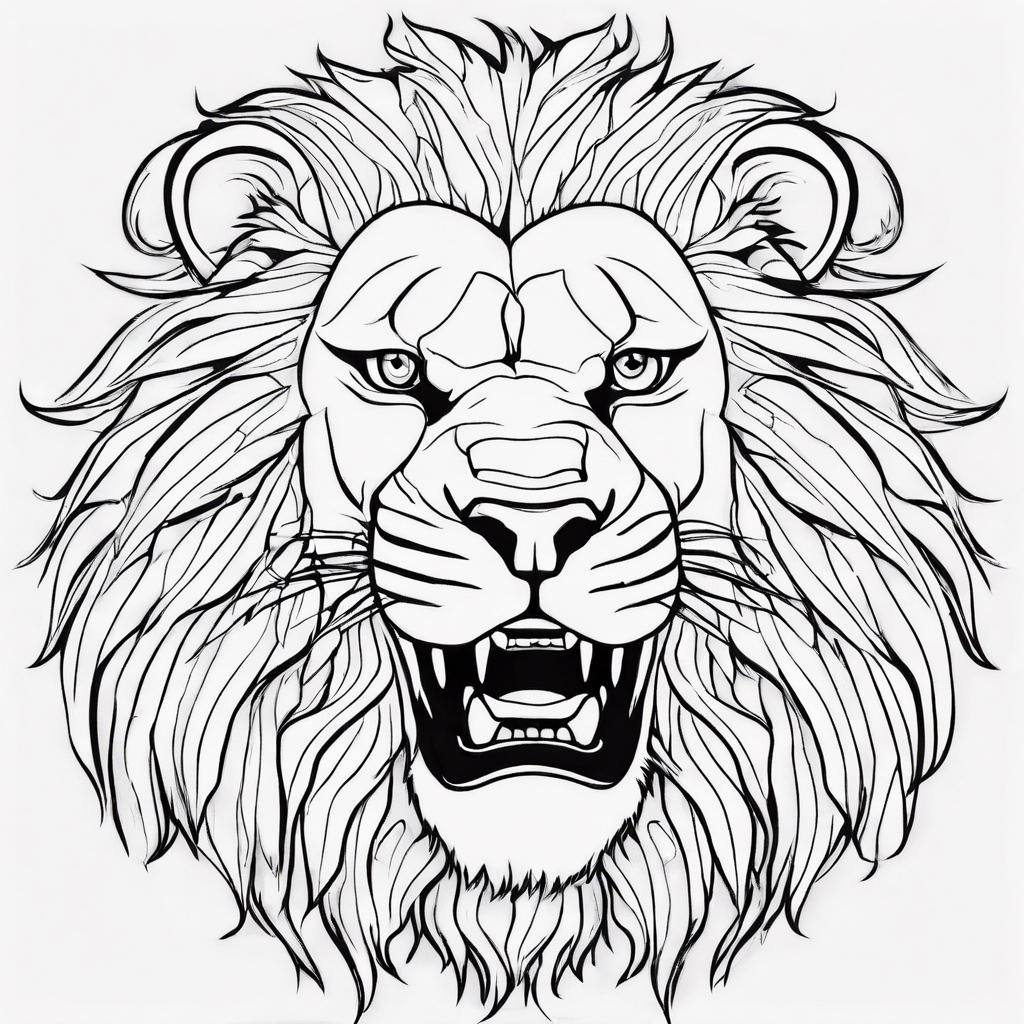 Lion Coloring Pages 23 TOP Coloring Pages Lion Animals Coloring Lions ...