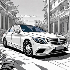 Mercedes Benz Coloring Pages 35 TOP PAGES Mercedes AMG Coloring ...