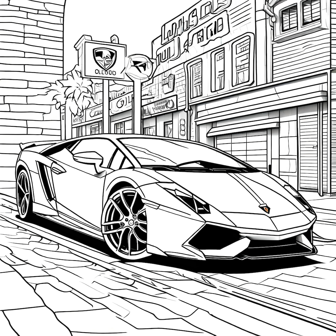 Lamborghini Coloring Pages 21 TOP PAGES Lamborghini Aventador ...